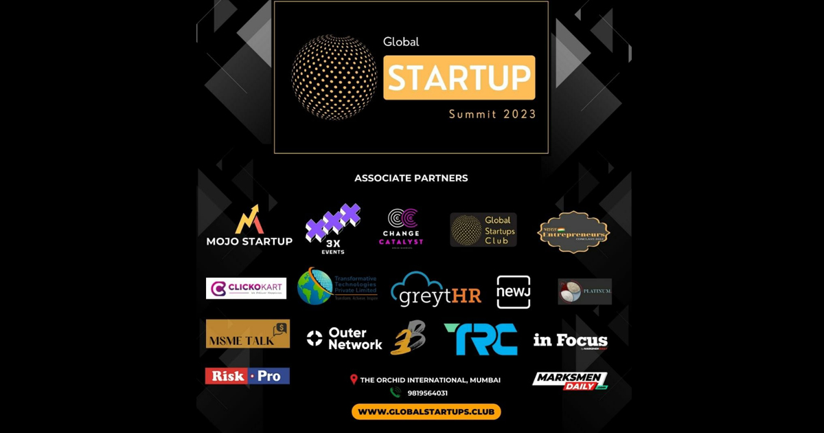 How to attend the Global Startup Summit, 2023 on 4th February in Mumbai? - RKD Live
